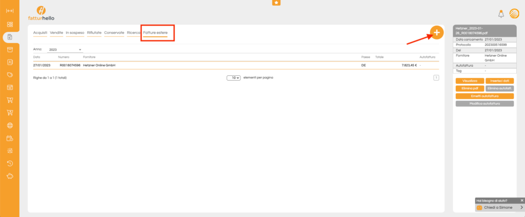 Autofatture e integrazioni di fatture estere | Fatturhello